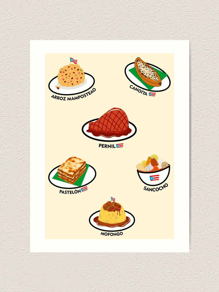 "Puerto Rican Food Boricua Mofongo Sancocho Roast Pork Plantain Lasagna ...