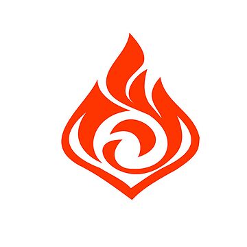 "Pyro Sigil" Sticker for Sale by AuraAccurdio | Redbubble