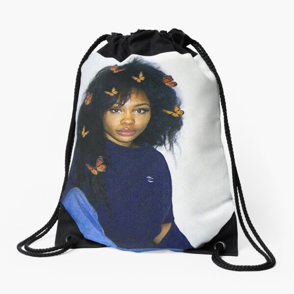 "butterfly sza" Drawstring Bag for Sale by klauds- | Redbubble