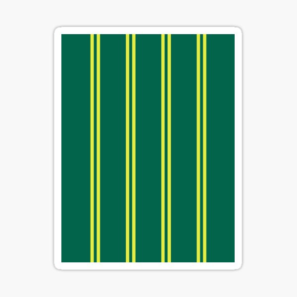 "Notts County Green, Yellow Stripes 1985" Sticker for Sale by Sporting ...