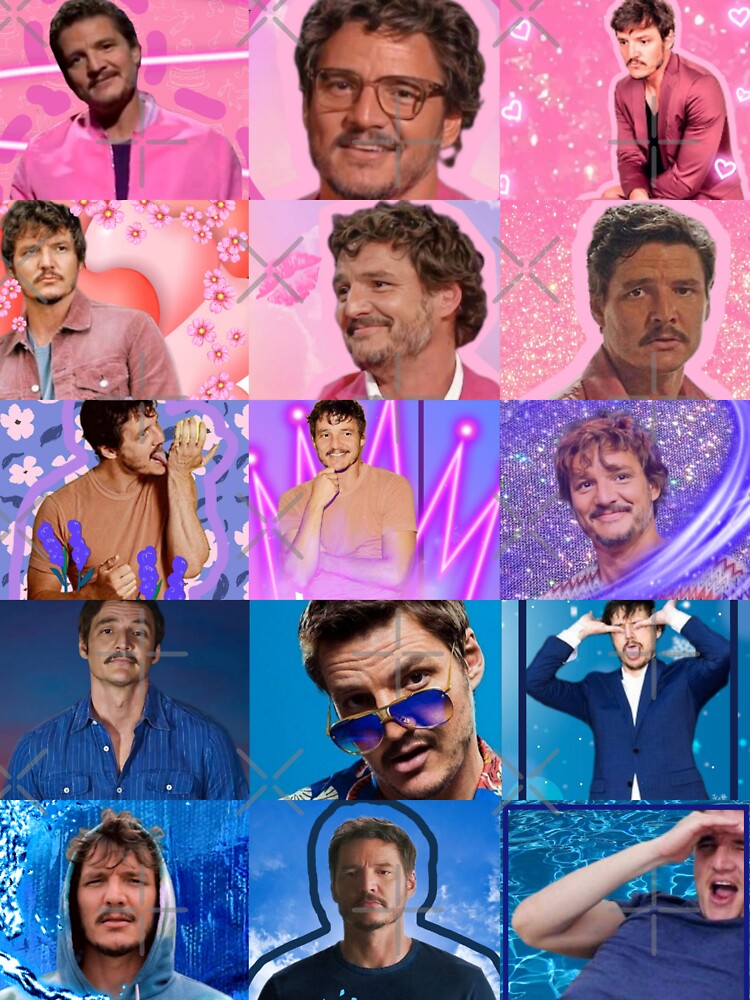 "Pedro Pascal as the Bisexual Pride Flag" Sticker for Sale by Astro ...