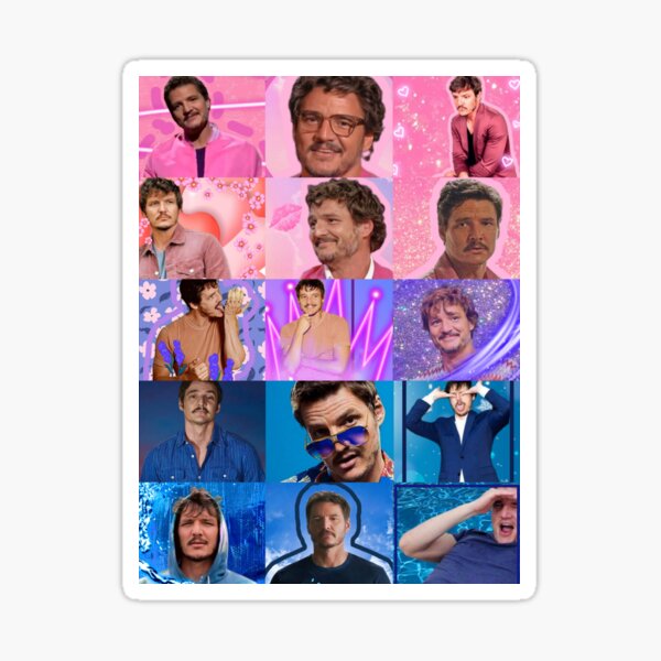 "Pedro Pascal as the Bisexual Pride Flag" Sticker for Sale by Astro ...