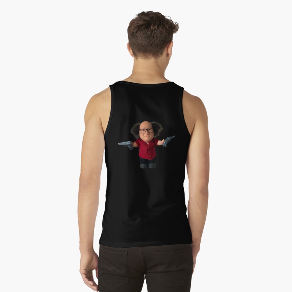 "Danny Devito - Hairbrush Gun Hands" Sticker for Sale by Lighteningshop ...
