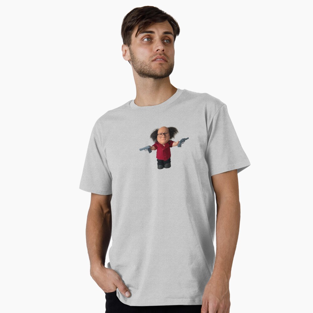 "Danny Devito - Hairbrush Gun Hands" Sticker for Sale by Lighteningshop ...