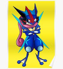 Ash Greninja Posters | Redbubble