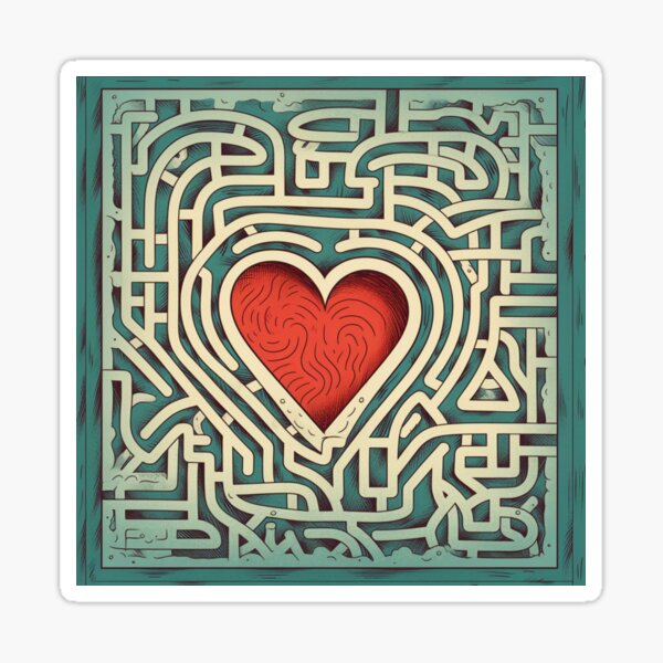 "Maze " Sticker for Sale by fanzen69 | Redbubble