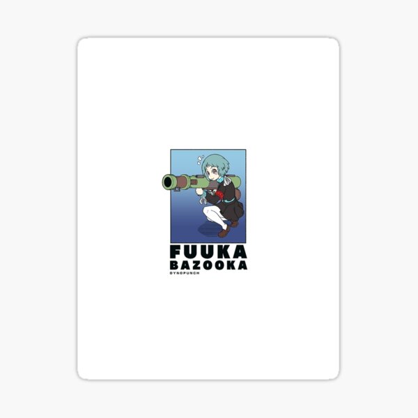 "FUUKA BAZOOKA Graphic" Sticker for Sale by FrankieVaughan | Redbubble