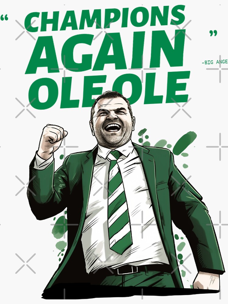 "Champions Again Ole Ole" Sticker for Sale by dangermouth | Redbubble