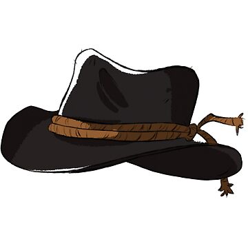 "Arthur Morgan hat " Sticker for Sale by ChelsGunn | Redbubble