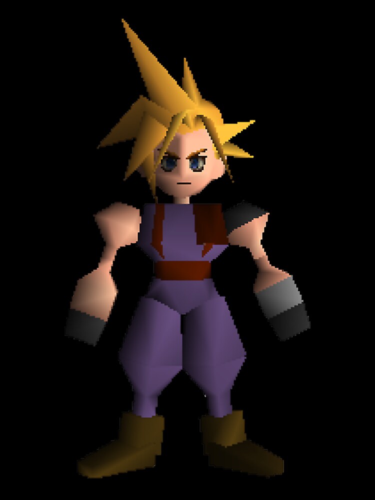 Polygon Cloud Strife Final Fantasy VII Rebirth: Polygon Tseng