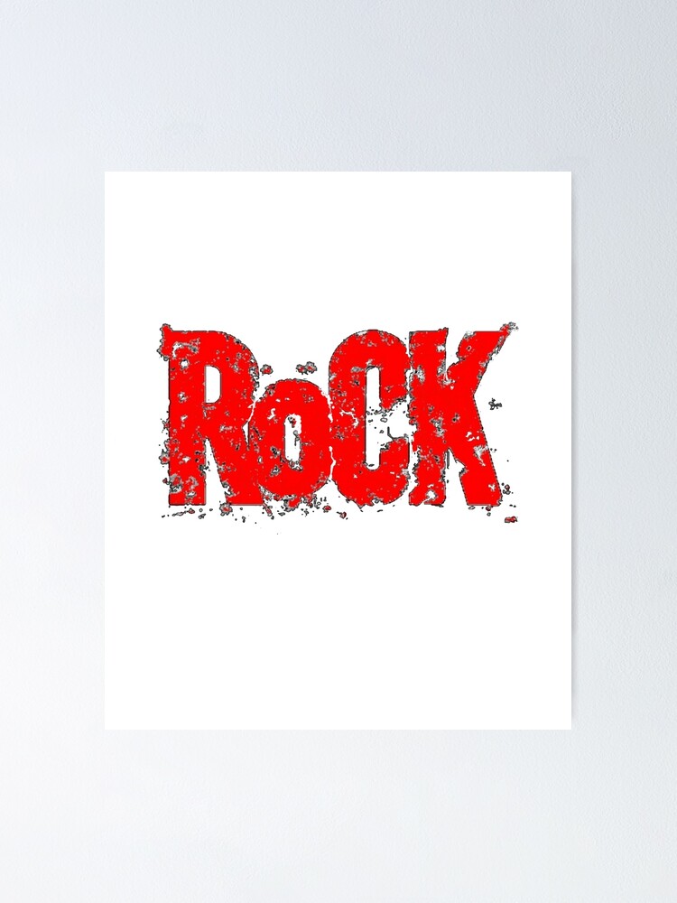 "Rock red" Poster for Sale by marcosprimar | Redbubble