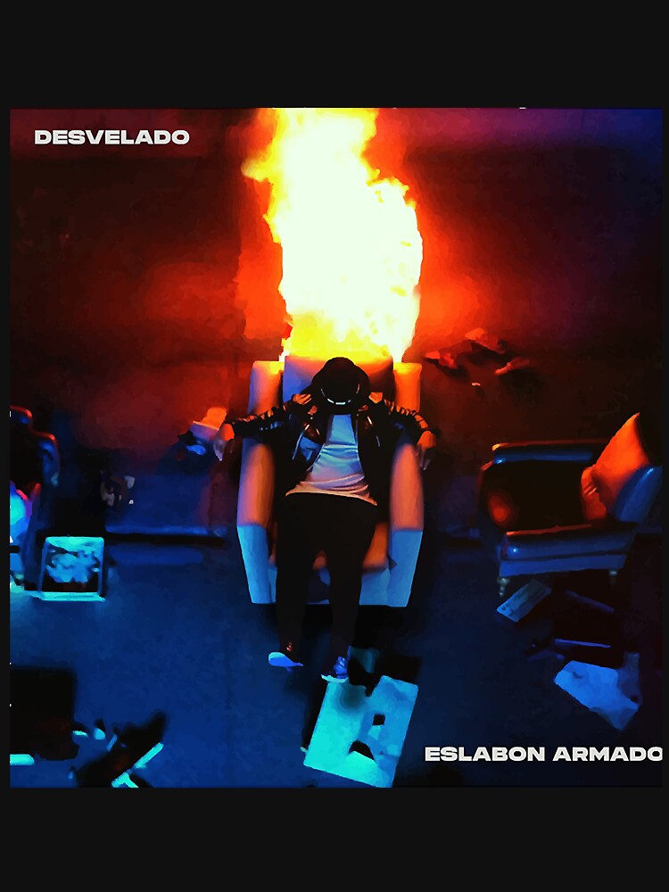 "Eslabon Armado - Ella baila sola - Desvelado - album cover - Peso Pluma" Essential T-Shirt for ...