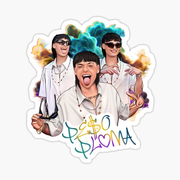 "Peso Pluma " Sticker for Sale by shannondeson | Redbubble