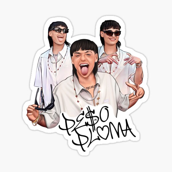 "Peso Pluma " Sticker for Sale by shannondeson | Redbubble