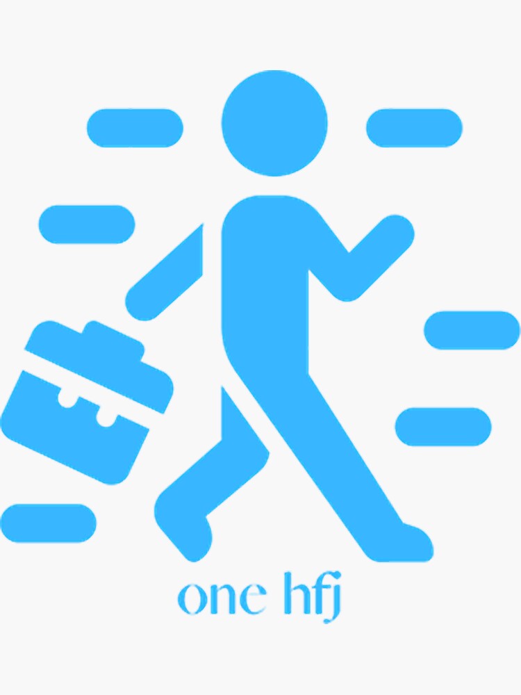 "one hfj " Sticker for Sale by CalvinOOW | Redbubble
