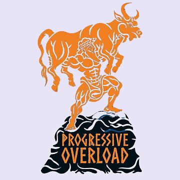 "Progressive Overload" Sticker for Sale by CozyCoz | Redbubble