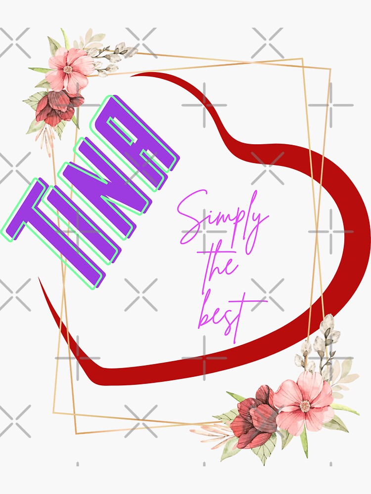 "Tina Turner simply the best " Sticker for Sale by Exellentdg | Redbubble