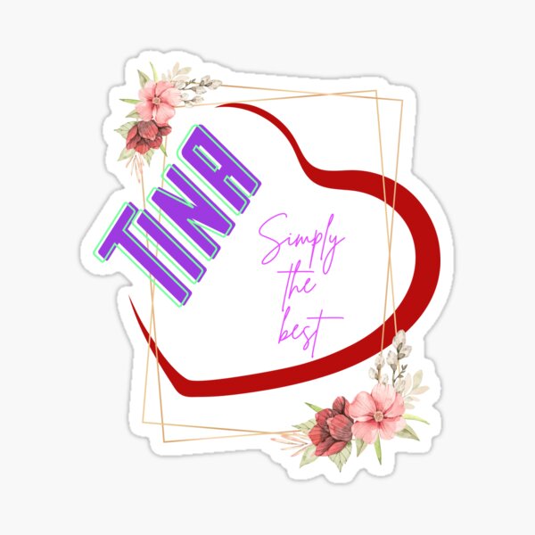 "Tina Turner simply the best " Sticker for Sale by Exellentdg | Redbubble