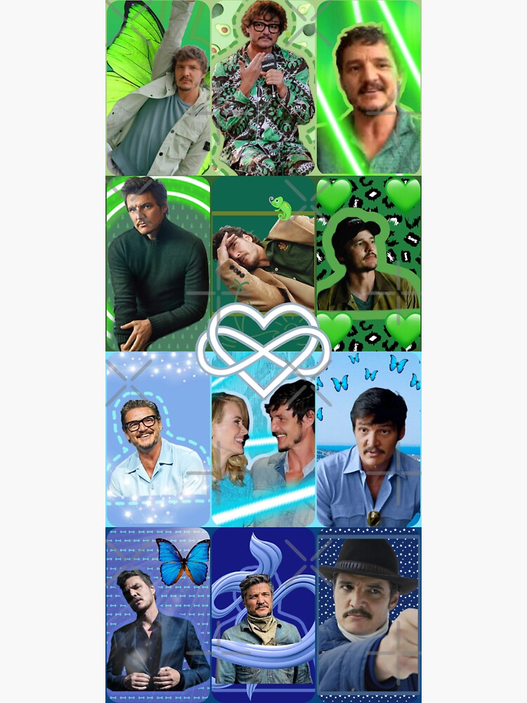 "Pedro Pascal as the Polyamory Pride Flag" Sticker for Sale by Astro ...