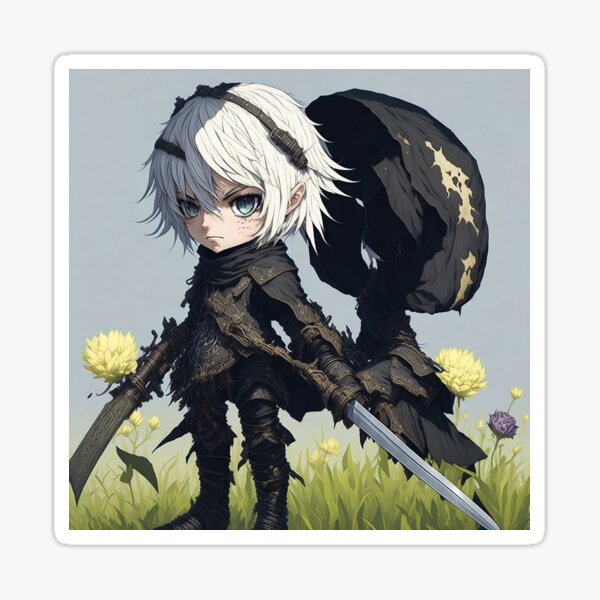 "Nier Automata" Sticker for Sale by lashamarkoza | Redbubble