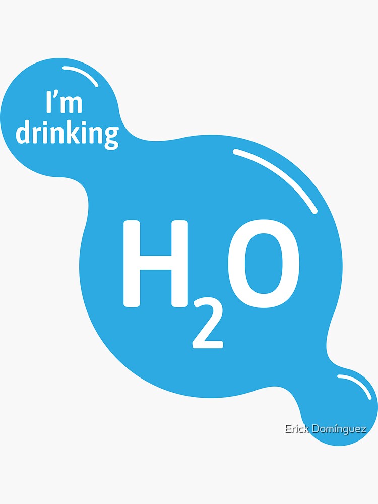 "water h2o" Sticker by Erickdominguezg | Redbubble