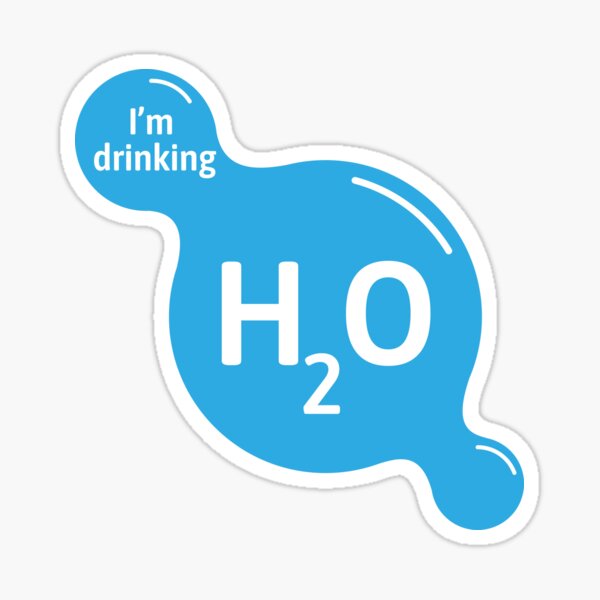 "water h2o" Sticker by Erickdominguezg | Redbubble