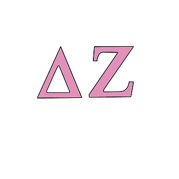 "Delta Zeta Greek Letters" Sticker for Sale by hunterjoy0413 | Redbubble