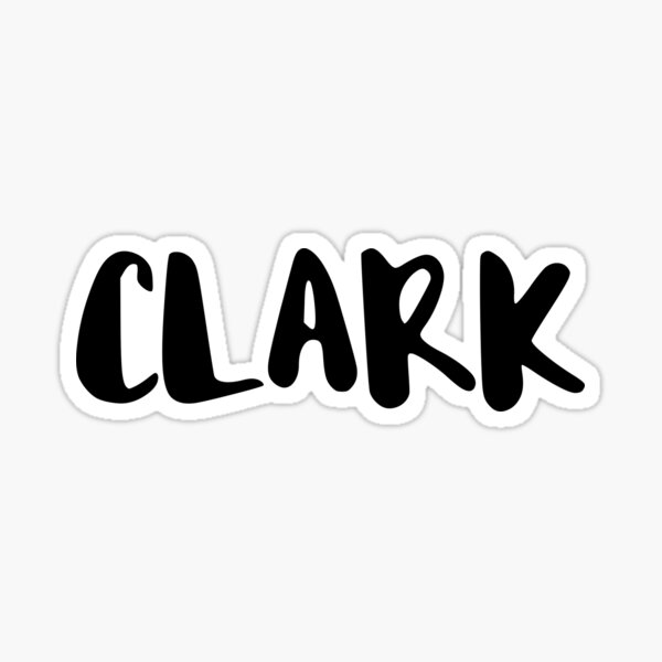 "Clark" Sticker for Sale by FTML | Redbubble