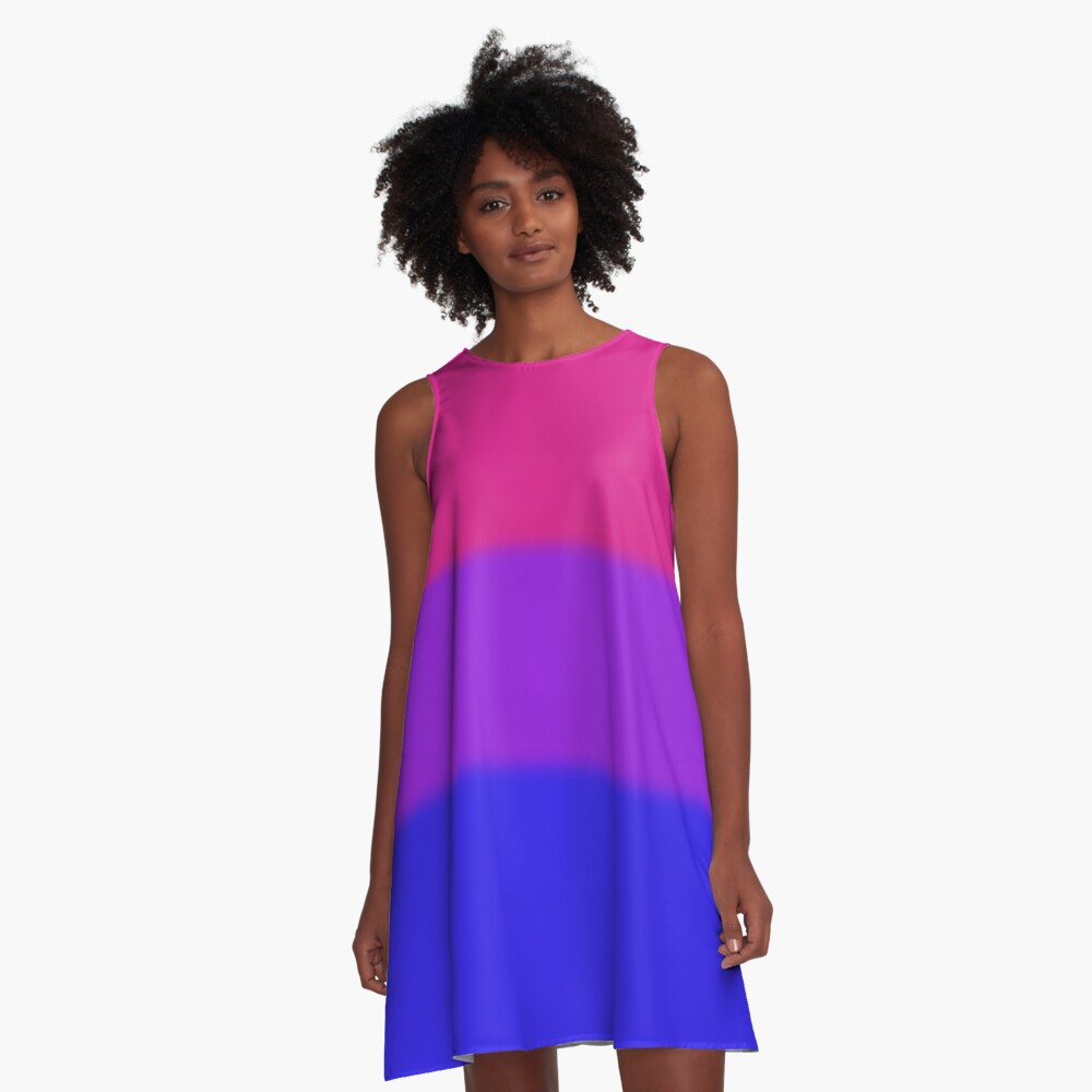 "Bisexual Pride Flag" A-Line Dress for Sale by Falln | Redbubble