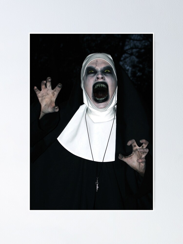 "Valak Screaming" Poster for Sale by Falln | Redbubble