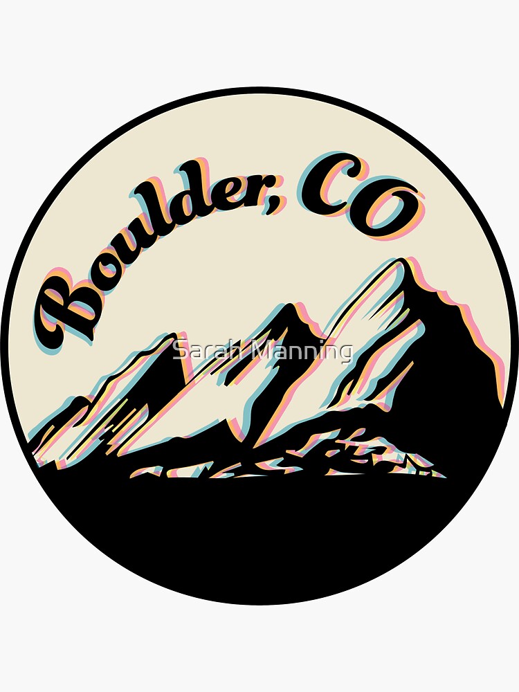"boulder flatirons seal" Sticker for Sale by sarahamanning | Redbubble
