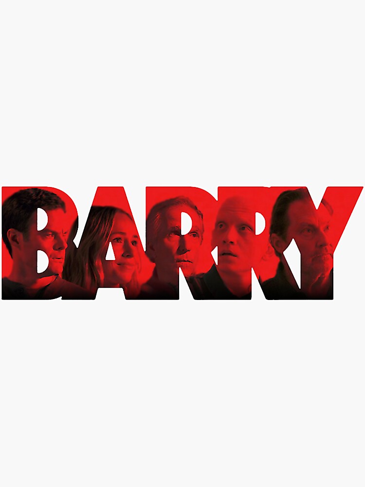 "Barry Character Logo " Sticker for Sale by SpareTimeTe | Redbubble