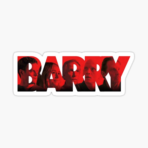 "Barry Character Logo " Sticker for Sale by SpareTimeTe | Redbubble