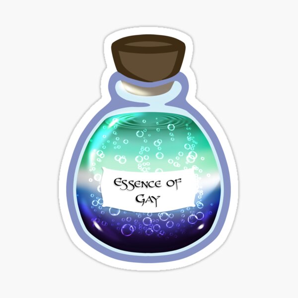 Pride Potion Gay Sticker For Sale By Mythros Cat Redbubble