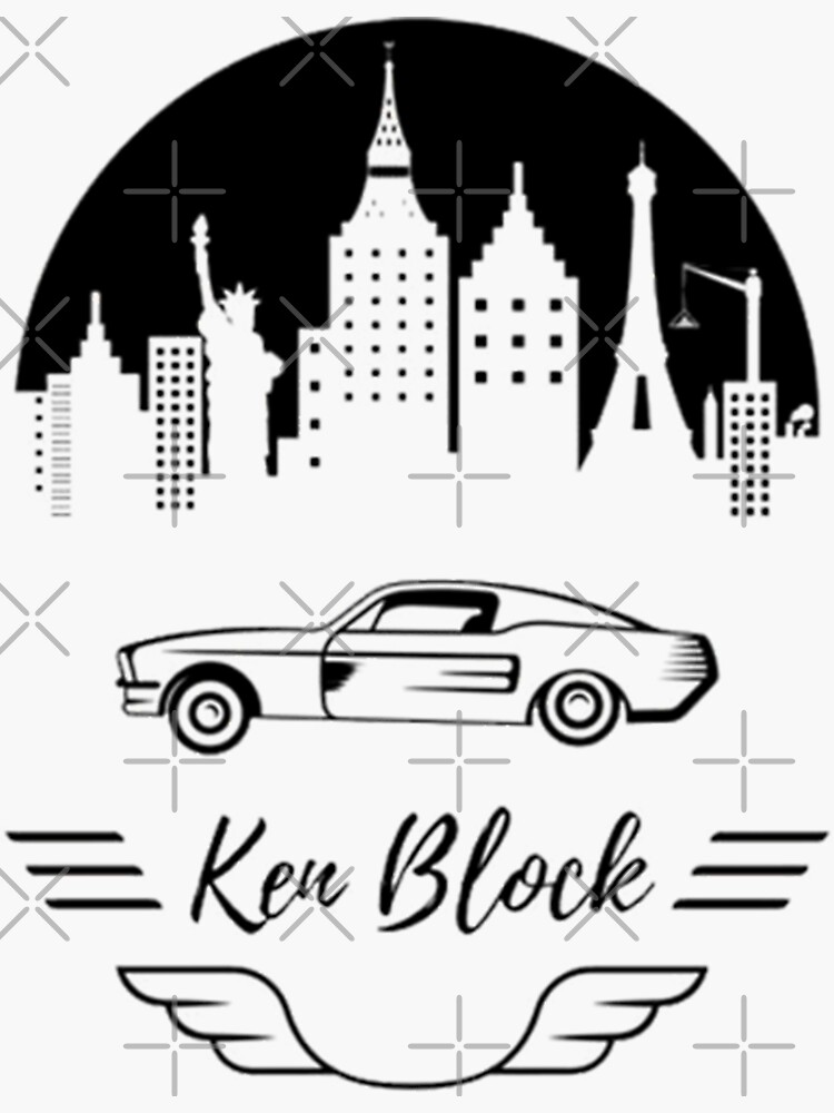 "ken block, ken block ken block, ken block 43" Sticker for Sale by ...