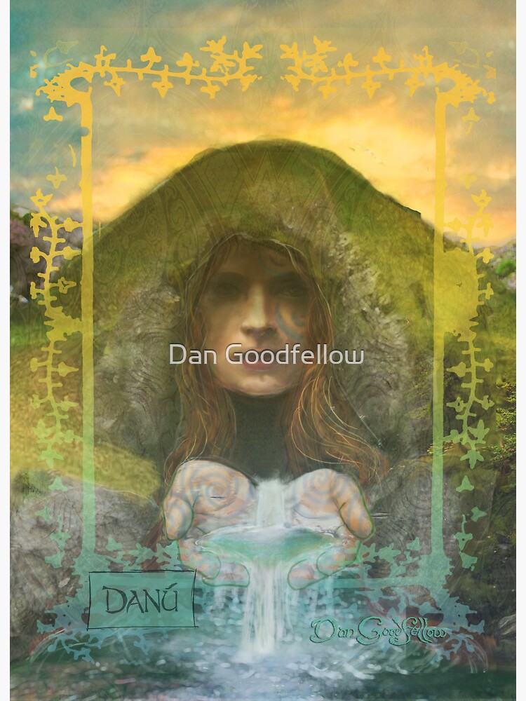 "Celtic Goddess- Danu" Art Board Print for Sale by Dan Goodfellow ...