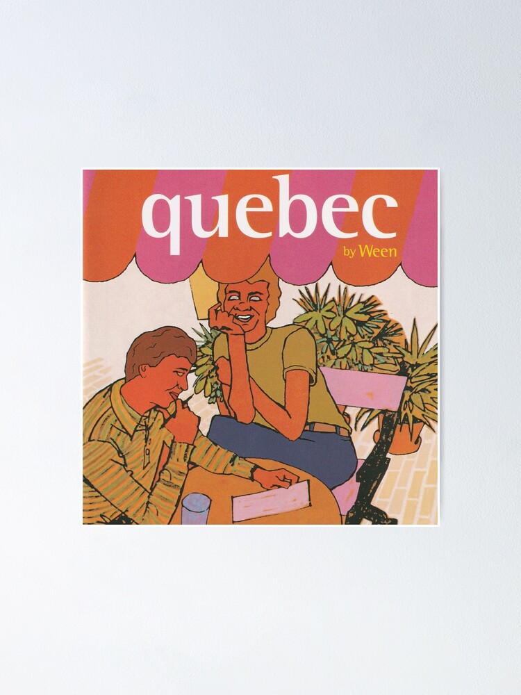 "quebec ween album cover art" Poster for Sale by twinpeakz | Redbubble