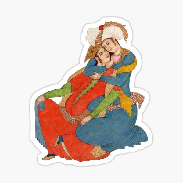 "Persian couple - Persian (iranian) sticker" Sticker for Sale by Elbenj ...