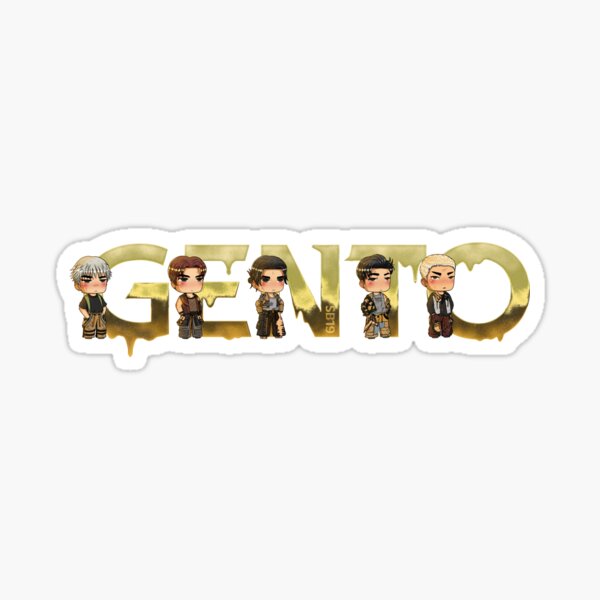 "GENTO - SB19" Sticker for Sale by annimedit | Redbubble