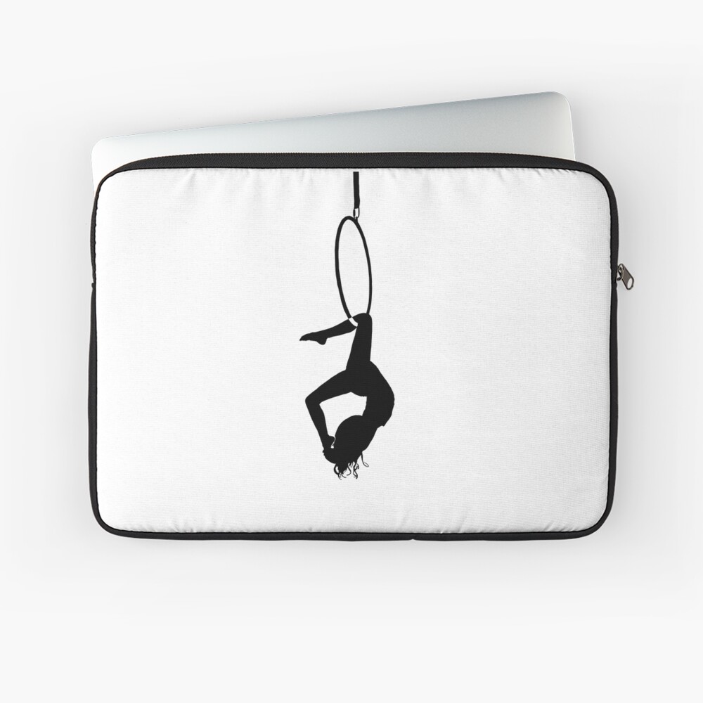 "Aerial Hoop/ Lyra Silhouette" Sticker for Sale by AbsurdiaLabs | Redbubble