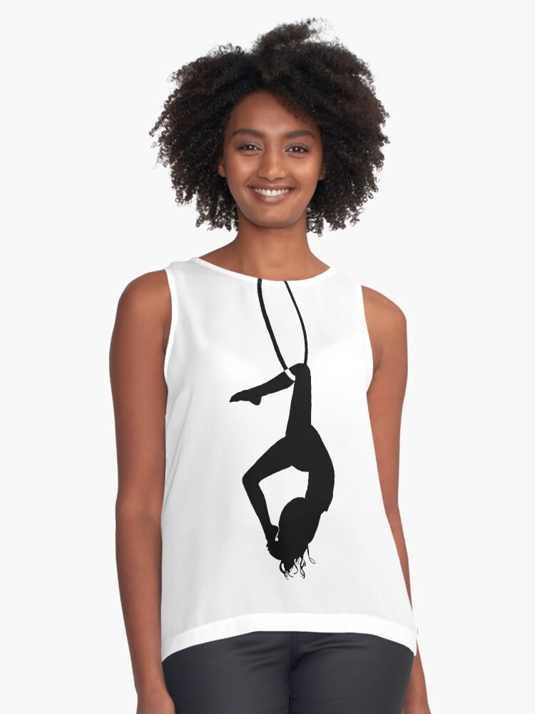 "Aerial Hoop/ Lyra Silhouette" Sticker for Sale by AbsurdiaLabs | Redbubble