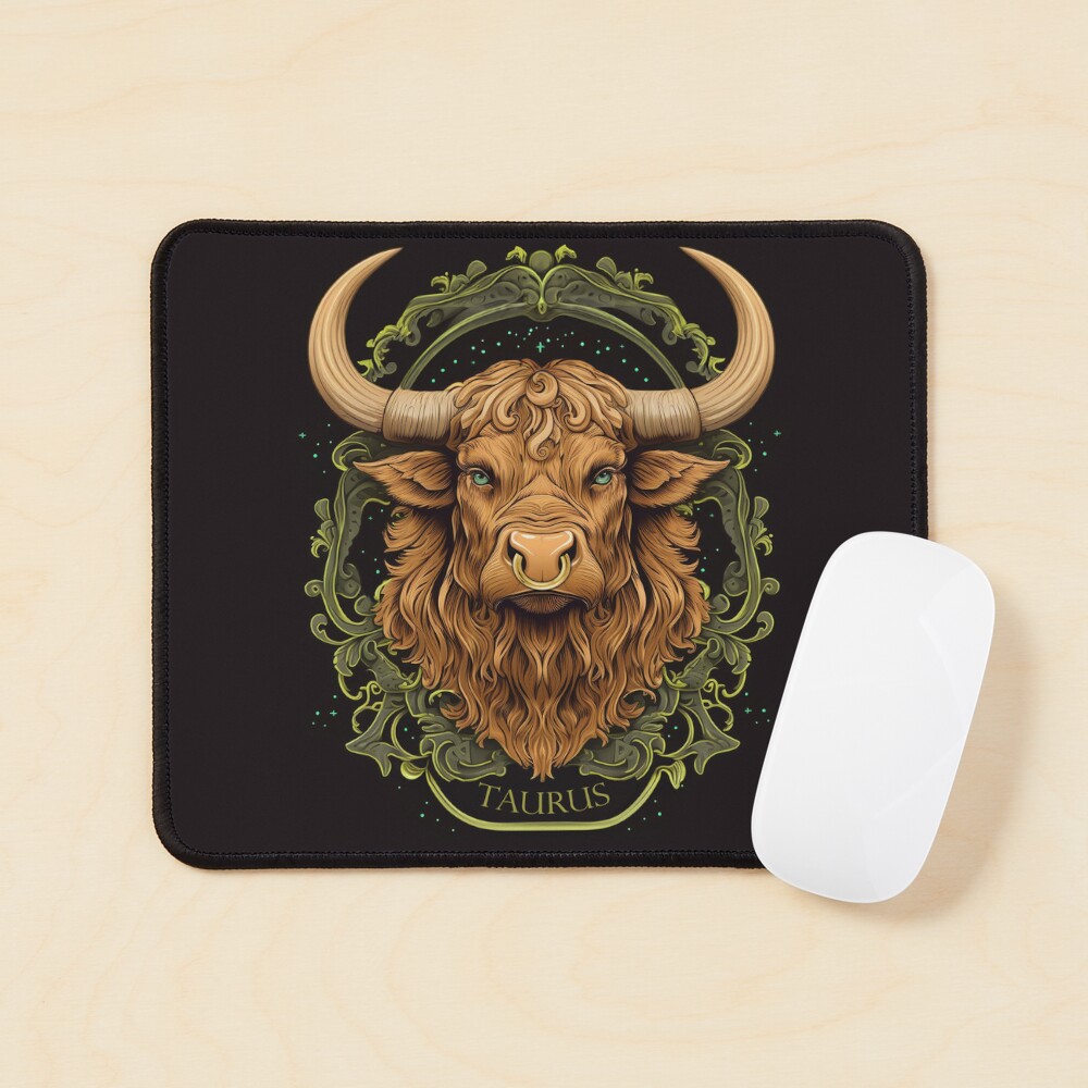 "Taurus Zodiac Heraldic Crest" Sticker for Sale by PandemoniaLLC ...