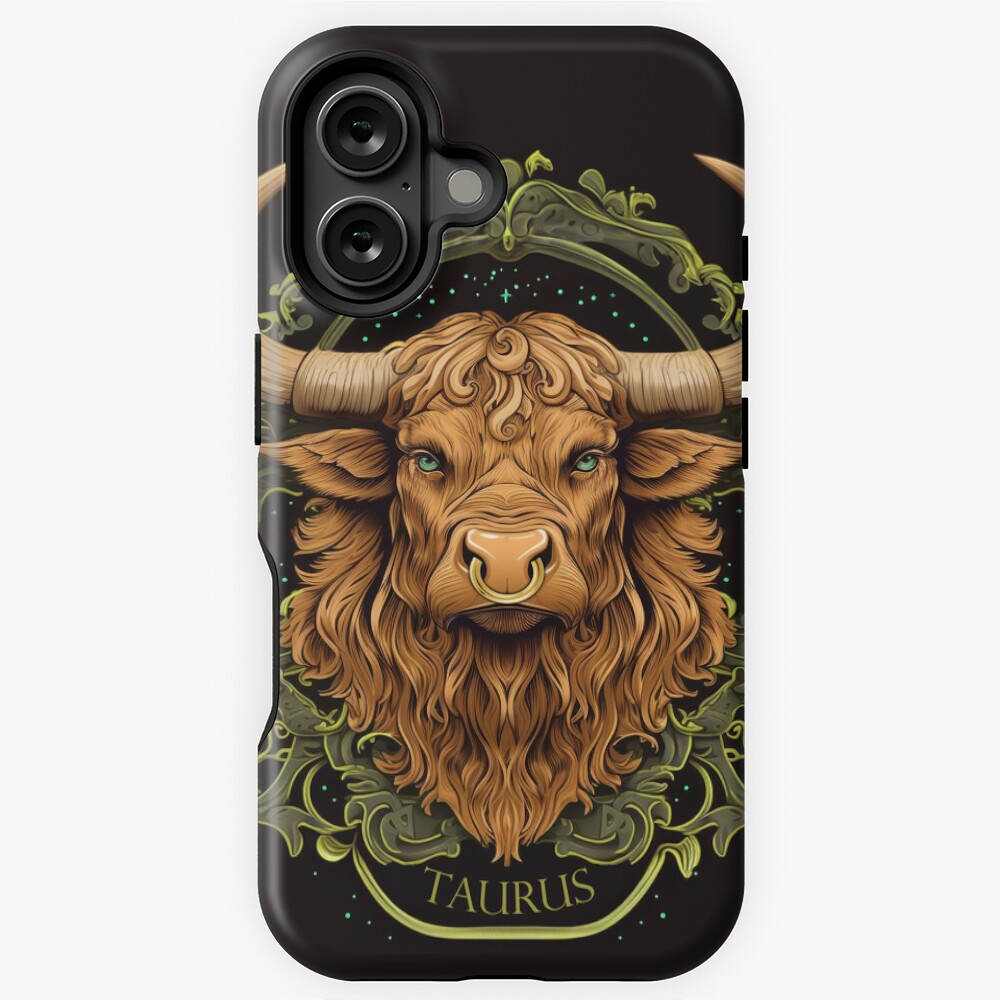 "Taurus Zodiac Heraldic Crest" Sticker for Sale by PandemoniaLLC ...