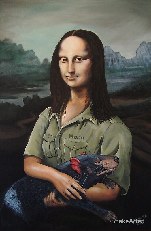 "Mona Lisa, Devil Keeper" by SnakeArtist | Redbubble