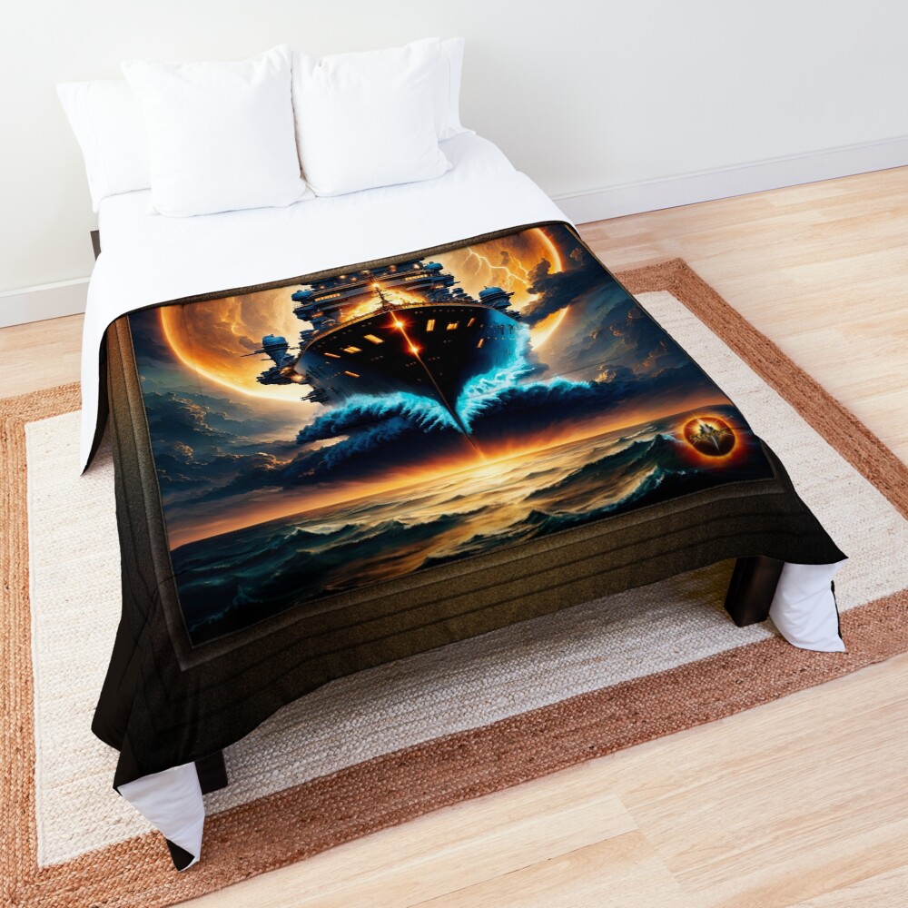 Galactic Ghost Ship Of The Seas AI Concept Art by Xzendor7 - Voyage Of ...