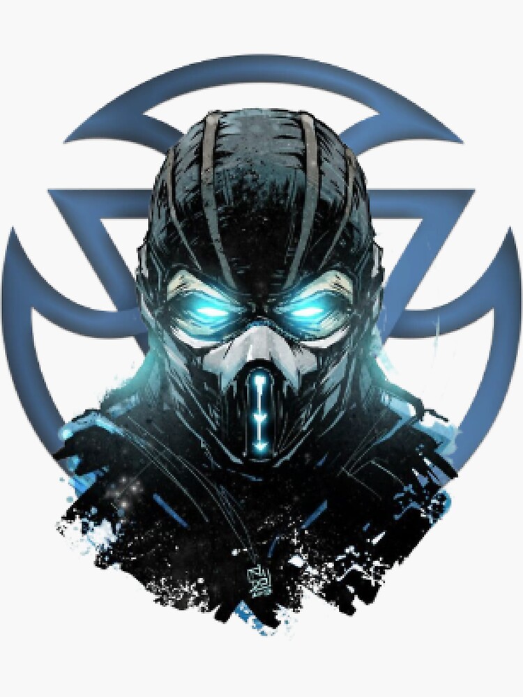 "Mortal Kombat - Sub Zero" Sticker for Sale by Dxrrkk | Redbubble