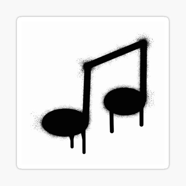 Graffiti Music Notes Cool Graffiti Sticker Bomb Music Notes Keyboard