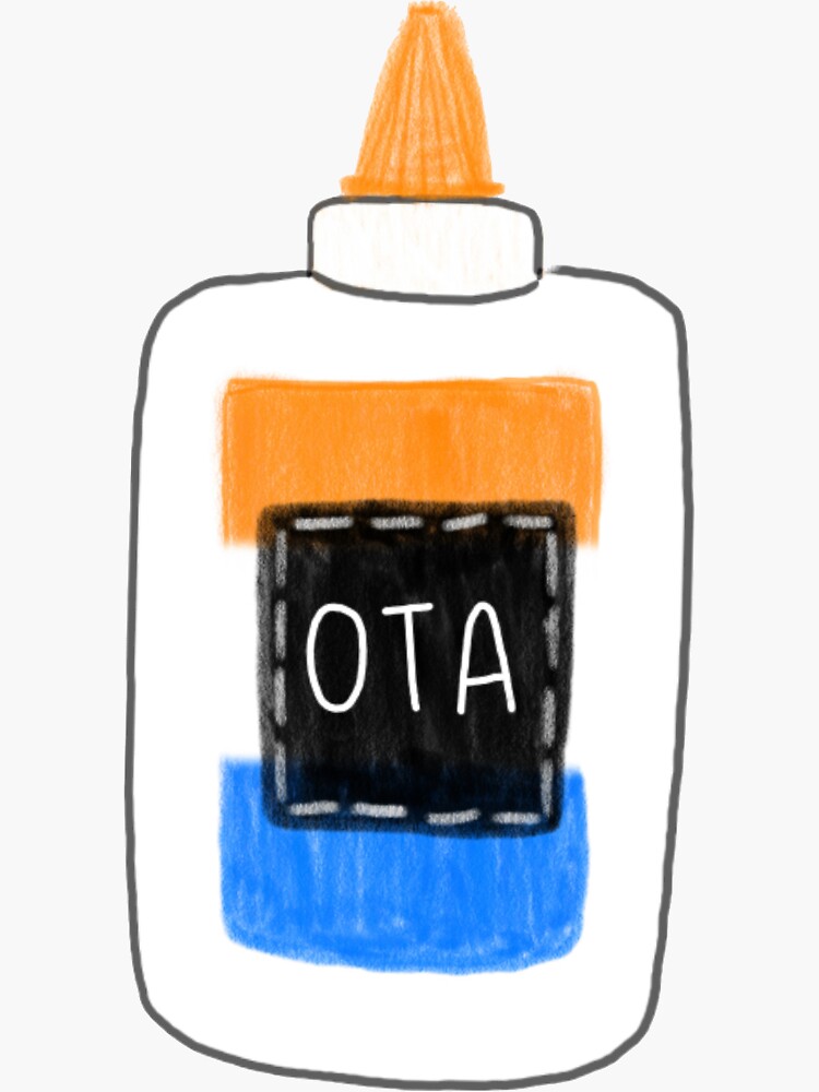 "OTA Sticker" Sticker for Sale by sareberries | Redbubble