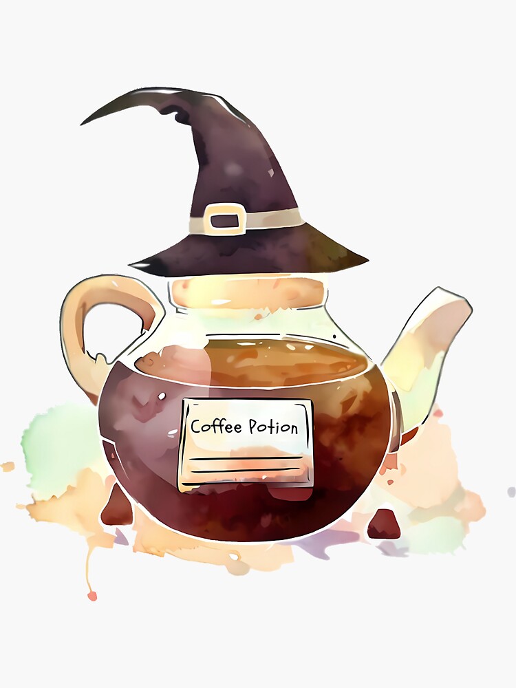 "Witch Magical Potions Collection - Coffee Potion / Coffee Elixir ...