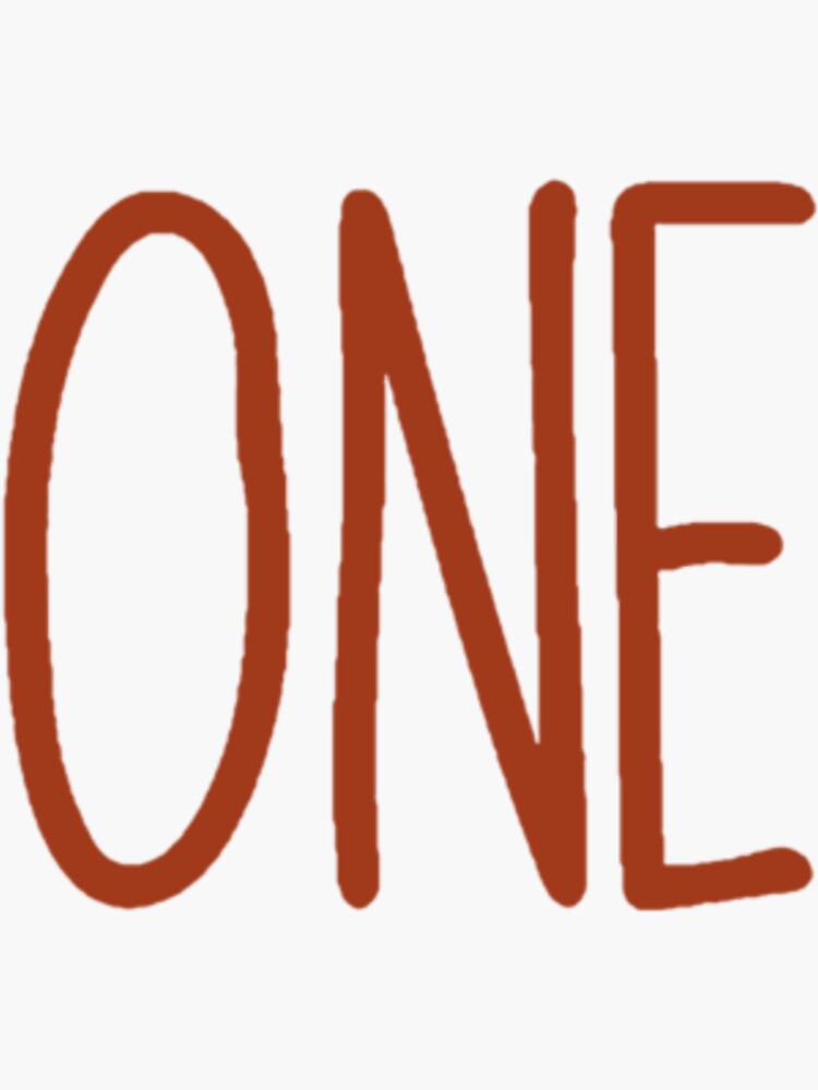 "hfjone, one characters pack " Sticker for Sale by FizzledShop | Redbubble
